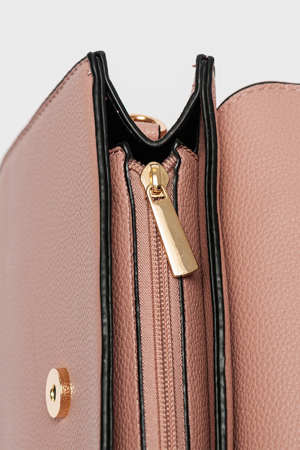 Francesca Rossi, Geanta din piele ecologica cu bareta de umar, Roz ...