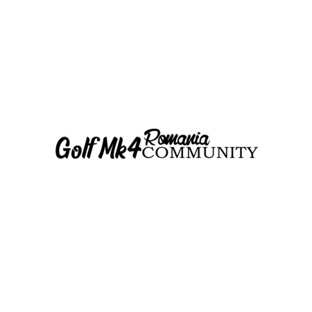 Sticker auto Golf MK 4 Community Romania, negru,40x6, Sticker-shop ...