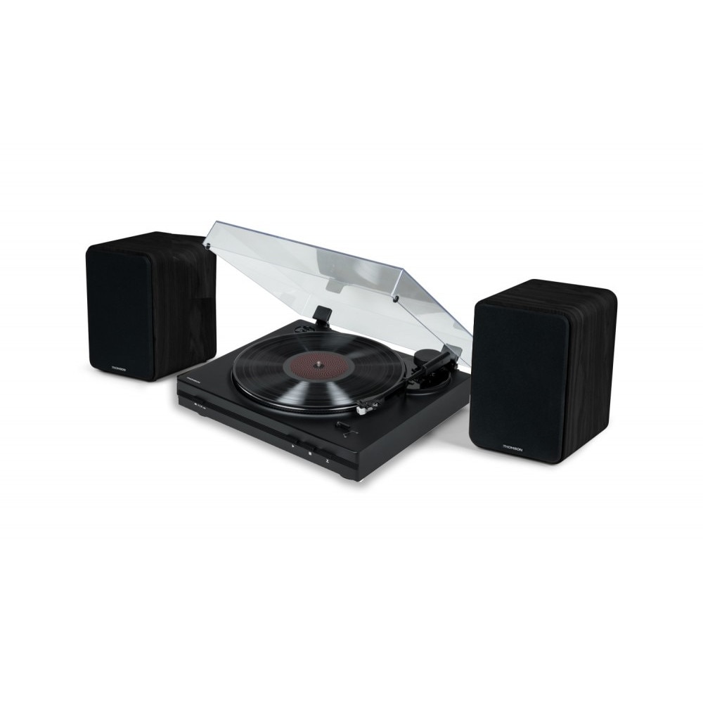 Placa turnanta cu difuzoare active, Thomson, 2 intrari RCA, 100W - eMAG.ro