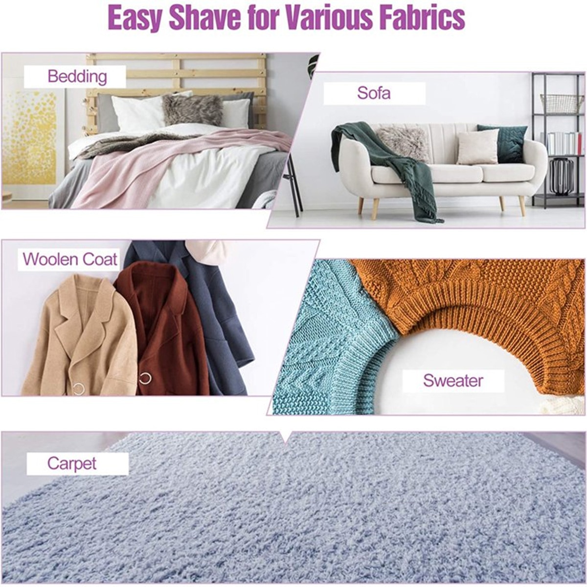 Преносим уред за почистване на мъх Darklove Ергономичен дизайн Лесен за използване Двойна