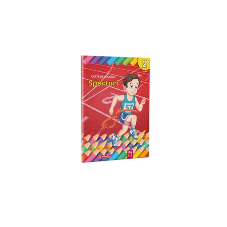 Carte de colorat Herlitz A4, 16 pagini, Motiv Sporturi II - eMAG.ro