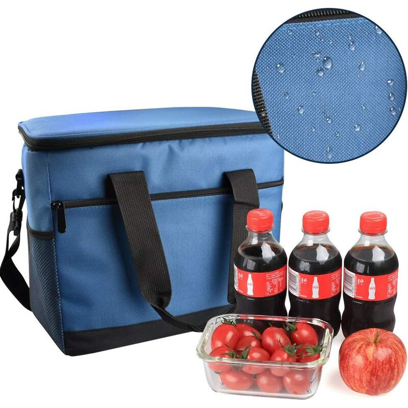 Geanta frigorifica, Textil, 30L, Albastru - eMAG.ro