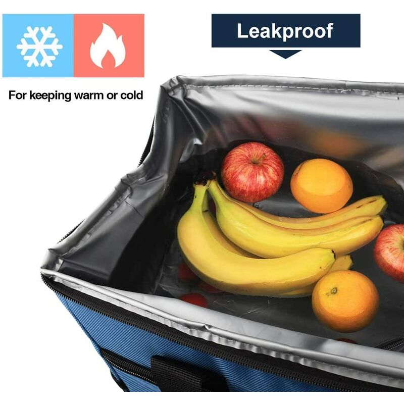 Geanta frigorifica, Textil, 30L, Albastru - eMAG.ro