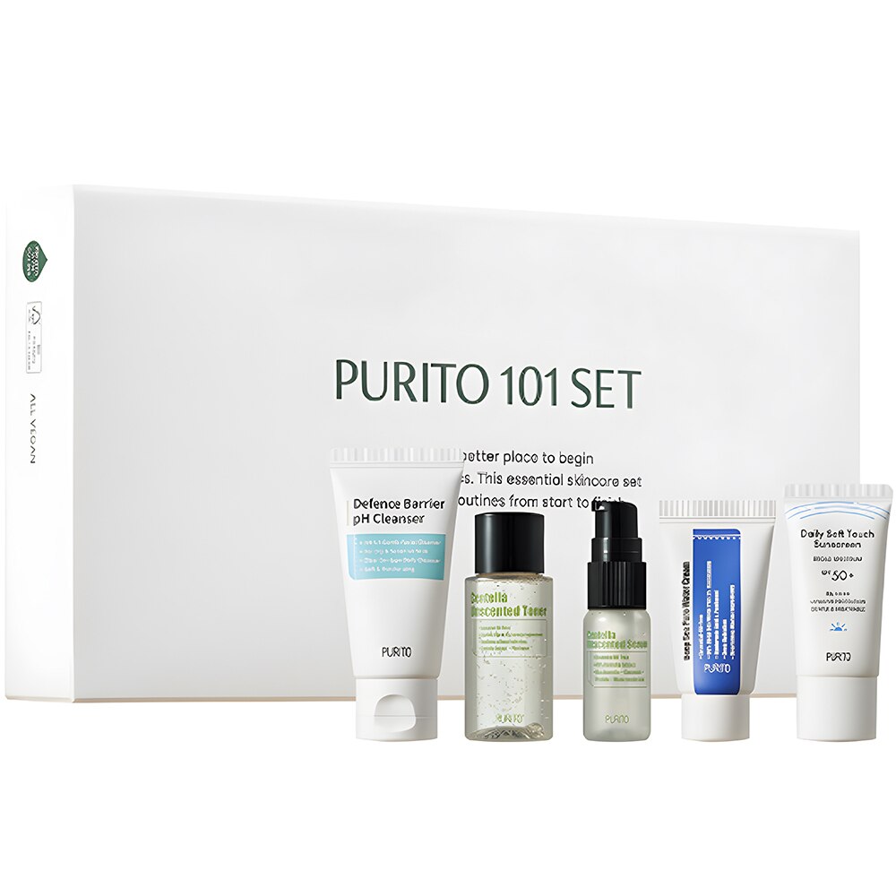 Set PURITO 101, 1 x Defence Barrier pH Cleanser (Mini Size), 1 x ...