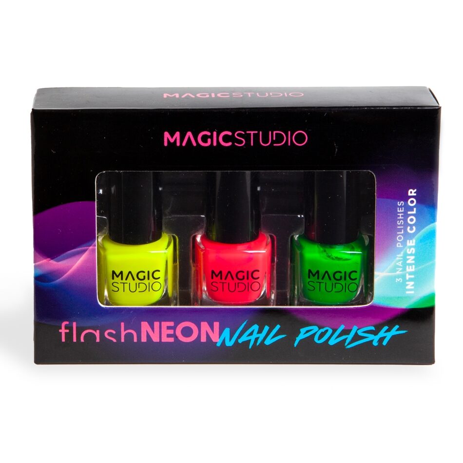 Set 3 lacuri de unghii Neon Nails Magic Studio 12264 - eMAG.ro