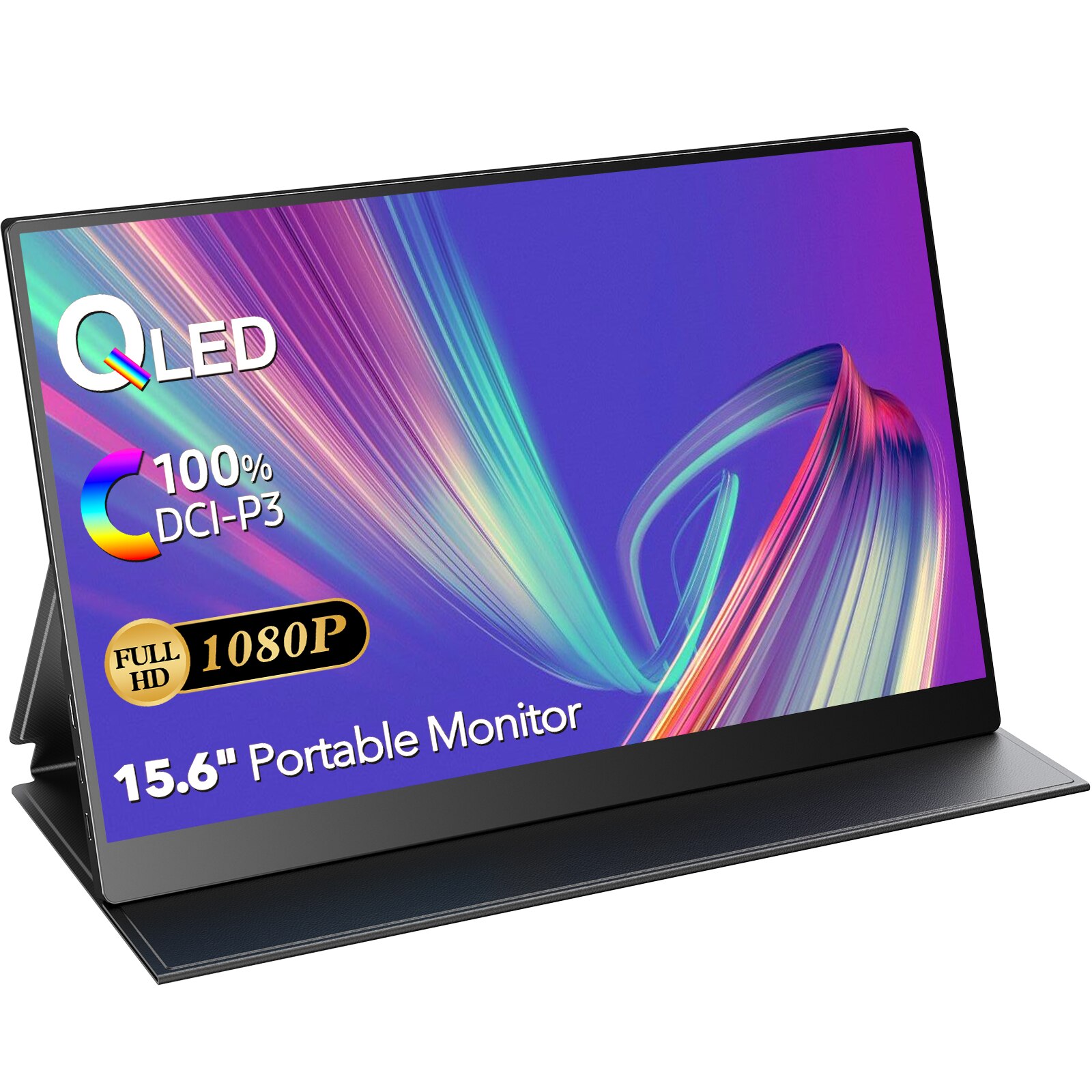 Monitor portabil, UPERFECT, 15.6", PC 1080P, USB C/HDMI, Negru - eMAG.ro