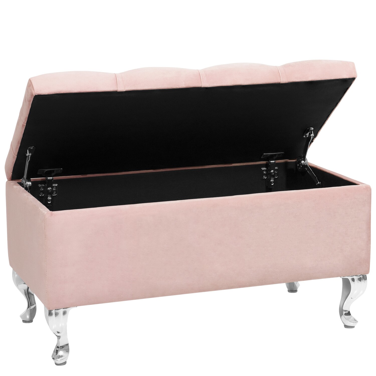 Bancheta cu spatiu de depozitare Modiano CR, Lordly, Velur matlasat ...