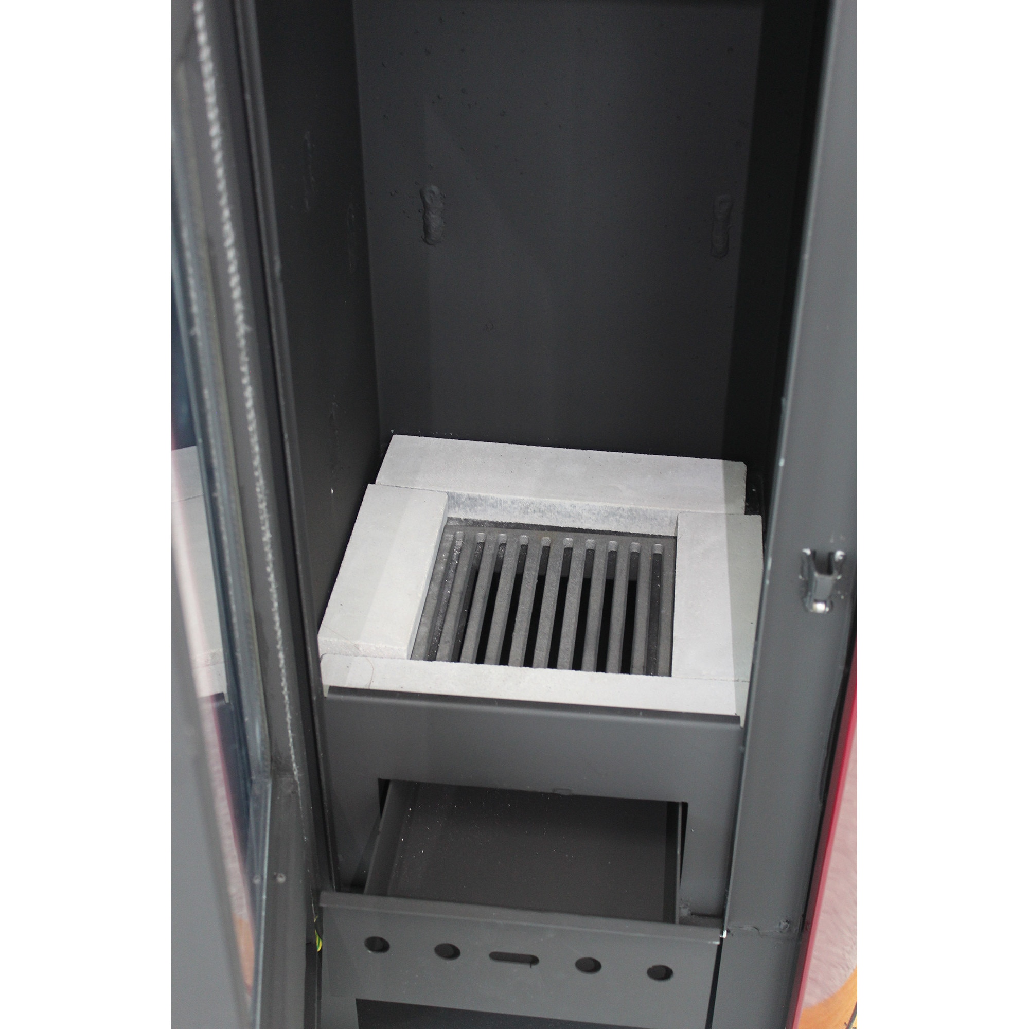 Termosemineu pe lemne, brichete si carbune Fornello Matera Bordeaux 27 ...