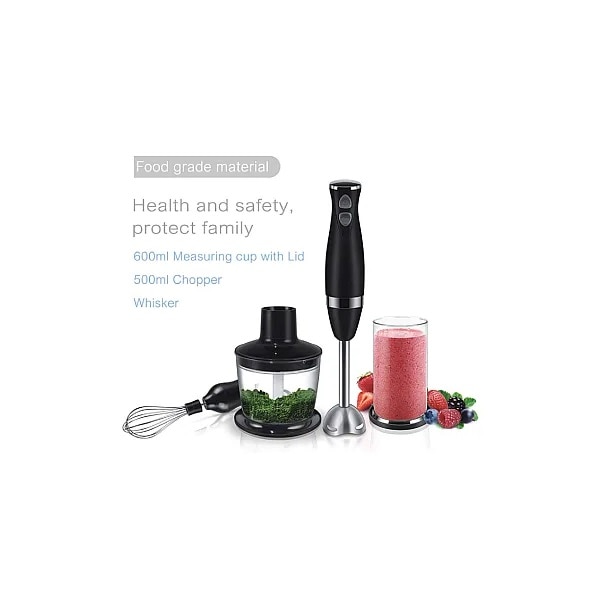 Set Blender 3 in 1 Sonifer SF-8044 cu putere 500W, Mixer vertical, functie Turbo ...