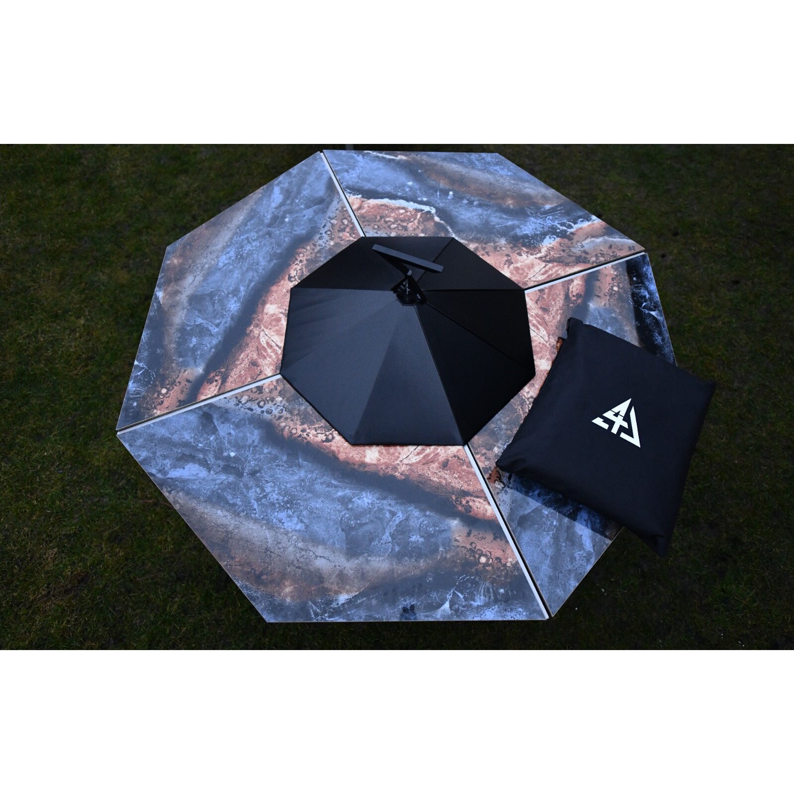 Masa gratar backyard, suprafata masa 152x152 x112 cm - eMAG.ro