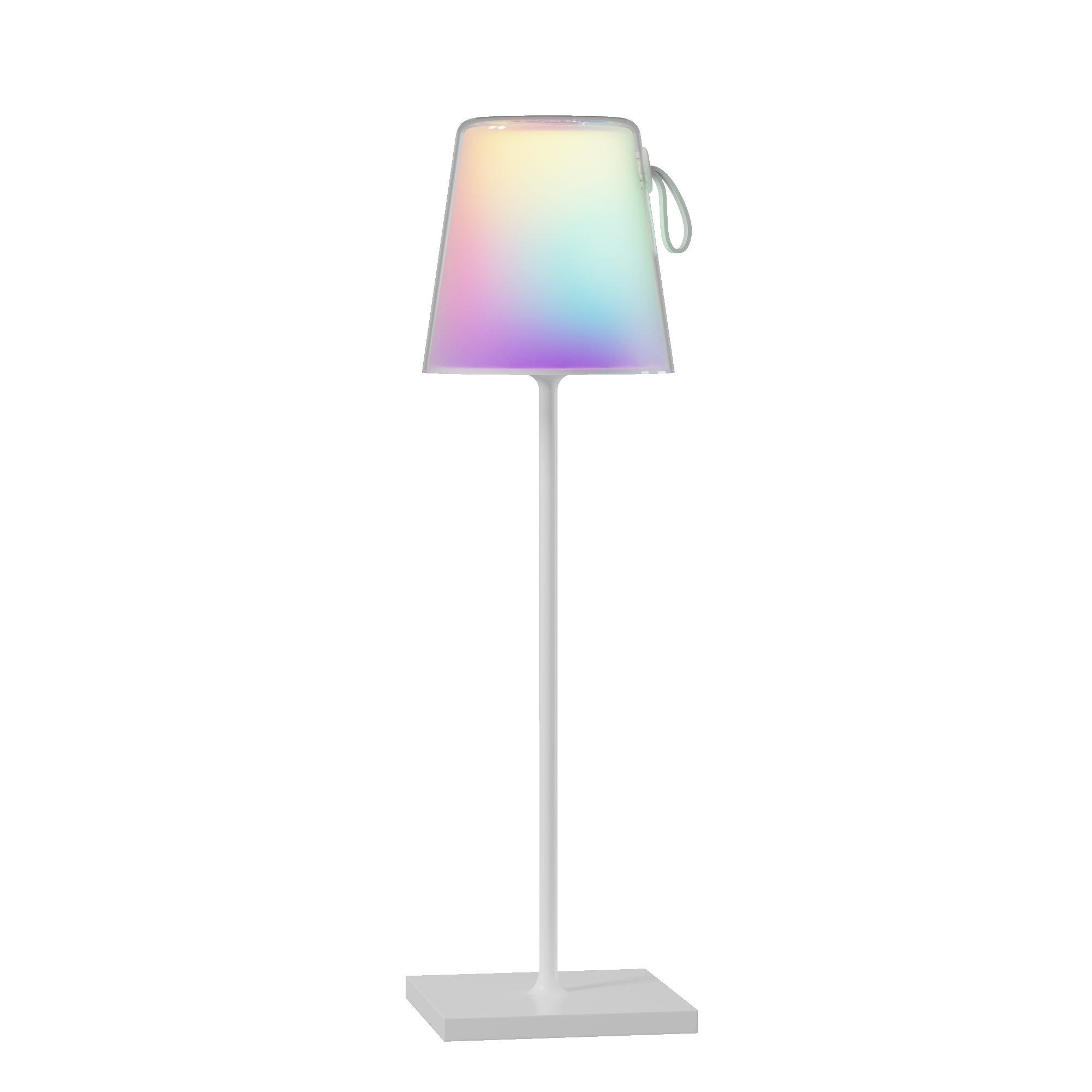 Lampa de masa cu LED, reincarcabila, lumina RGB, DL-XTD861, culoare alb ...