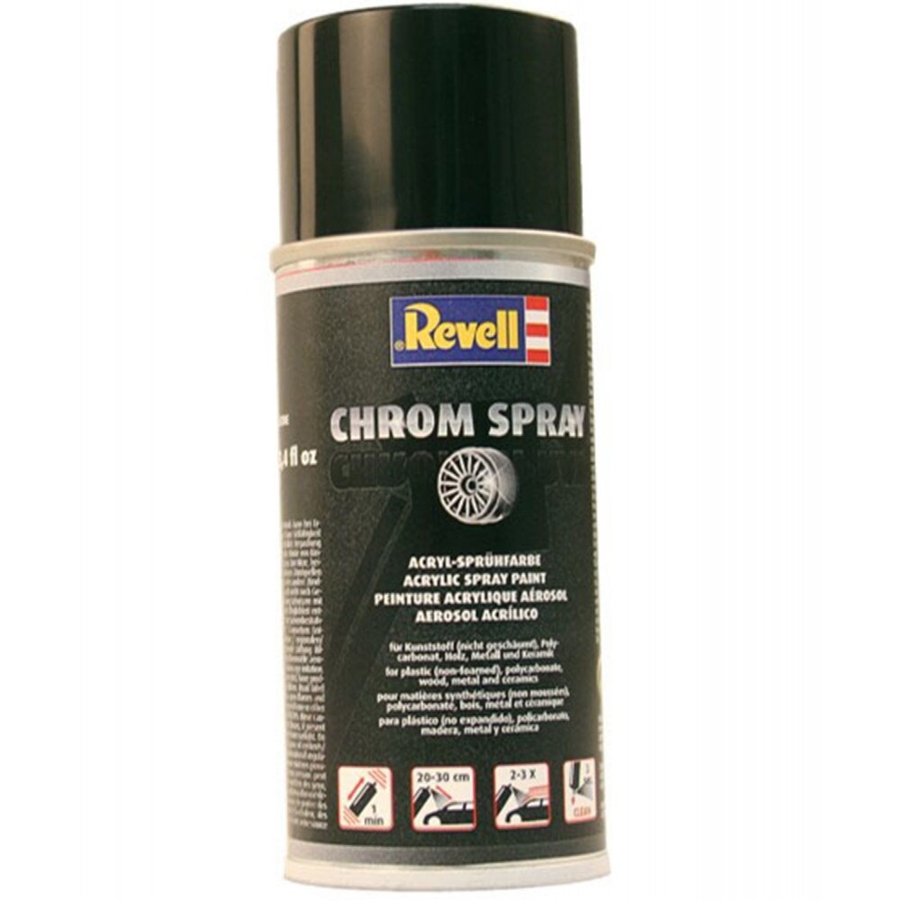 Акрилна боя, Revell, Спрей Хром, 150мл - eMAG.bg