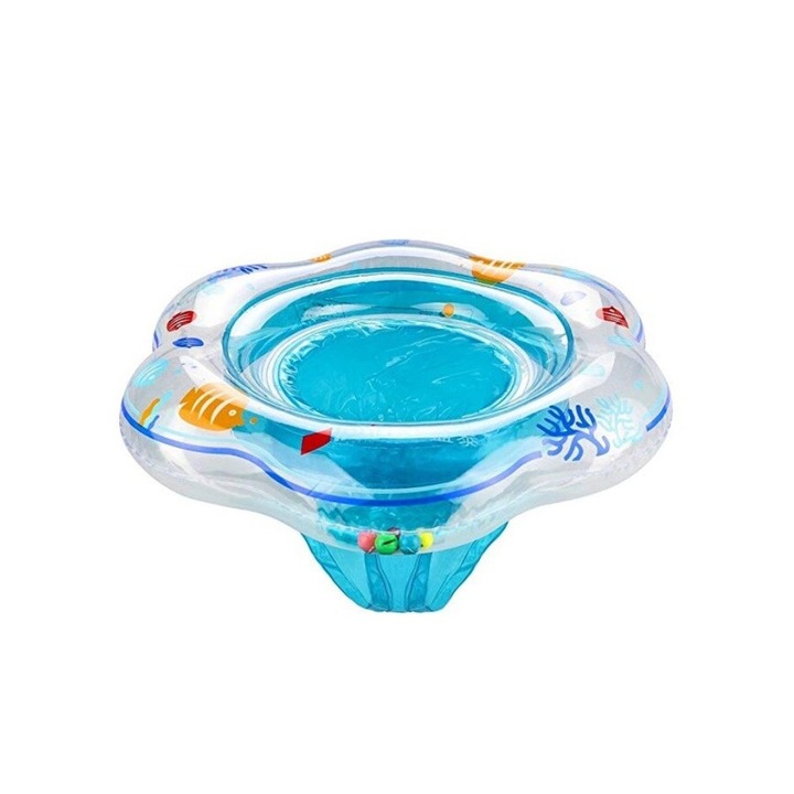 Colac gonflabil pentru copii cu sezut, albastru - eMAG.ro