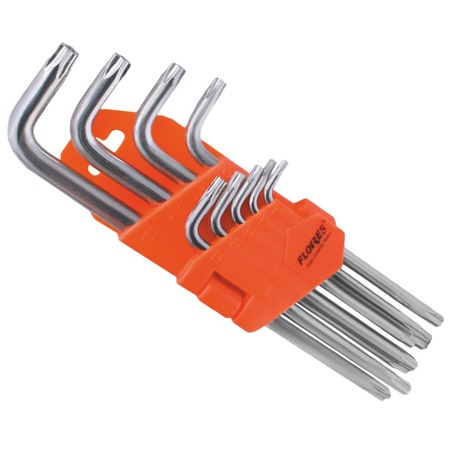 Imbus cromat stelat, 220 mm, 9 buc / set - eMAG.ro
