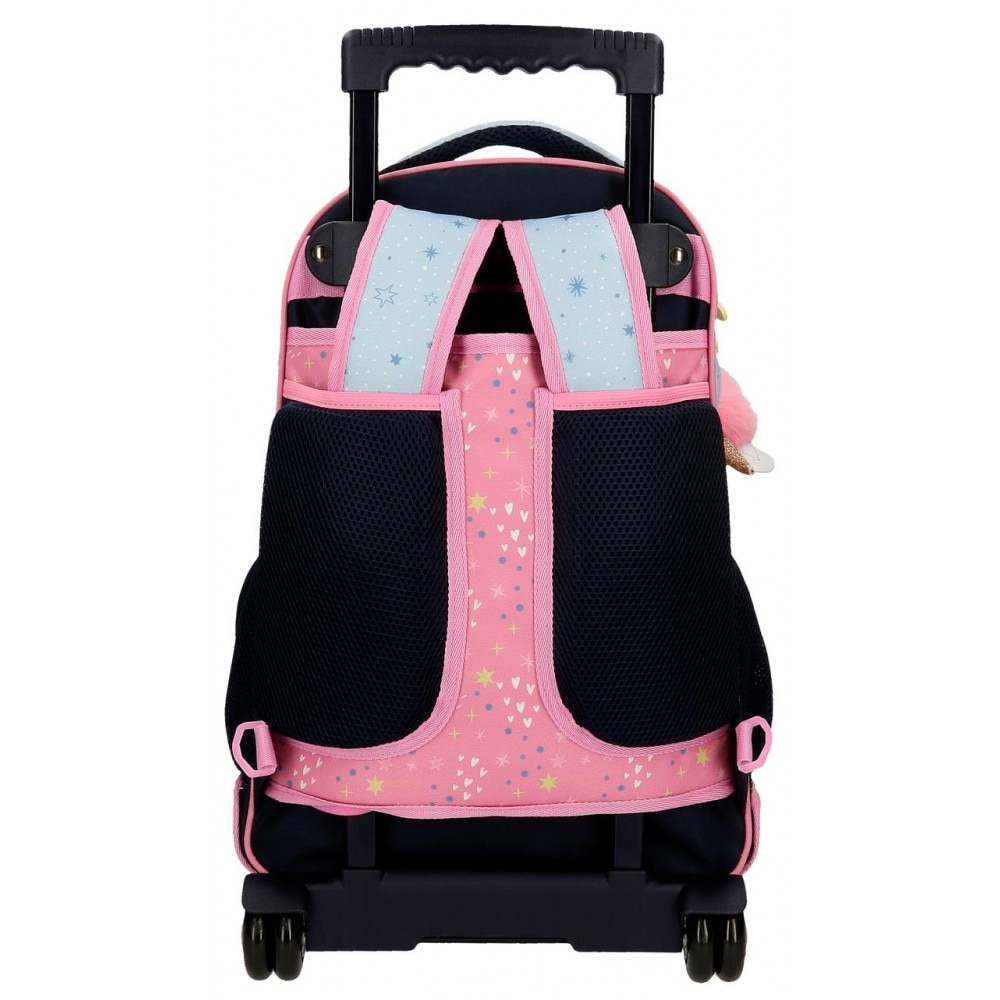 Rucsac troler fete, 2 compartimente, 2 roti Enso Dreams Come True ...