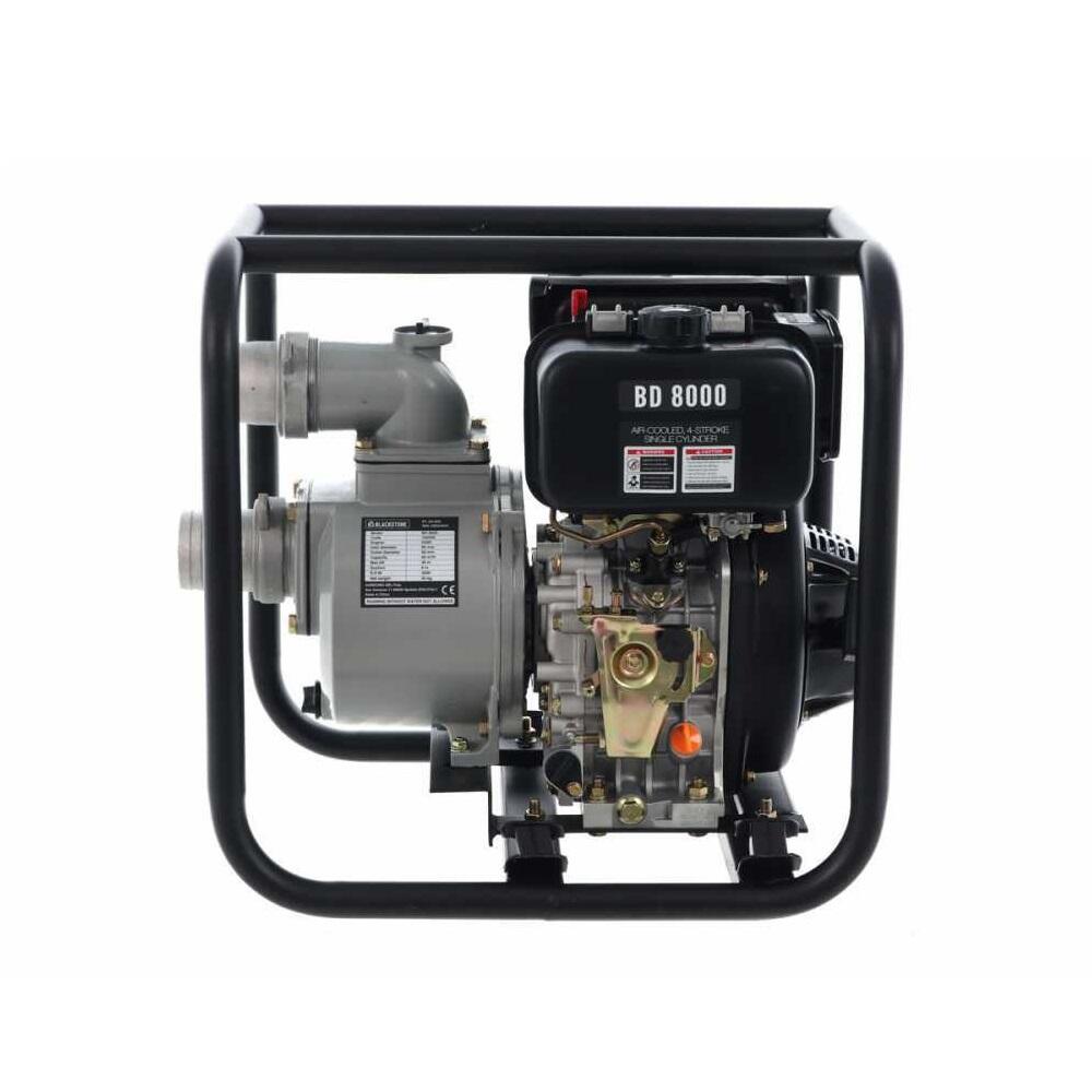 Motopompa diesel pentru irigatii Blackstone BD 8000, 3inch, adancime 8m ...