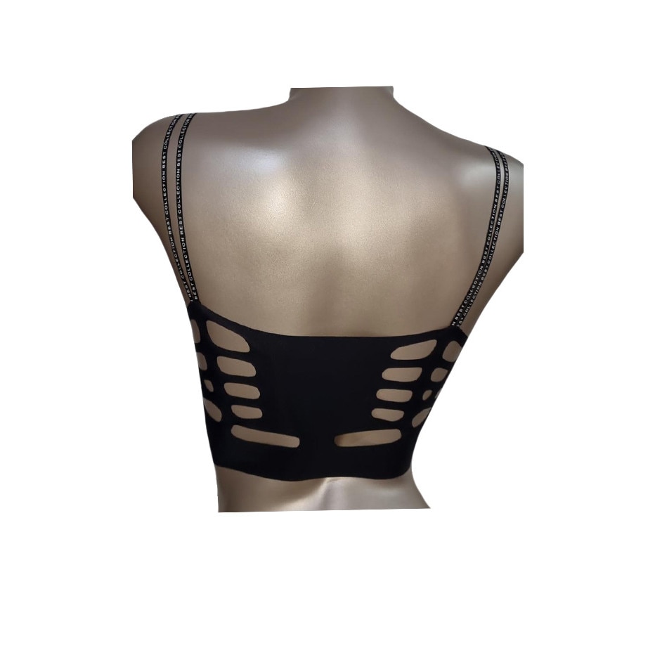 Bustiera sport perforata, bu2091, negru, oane size - eMAG.ro