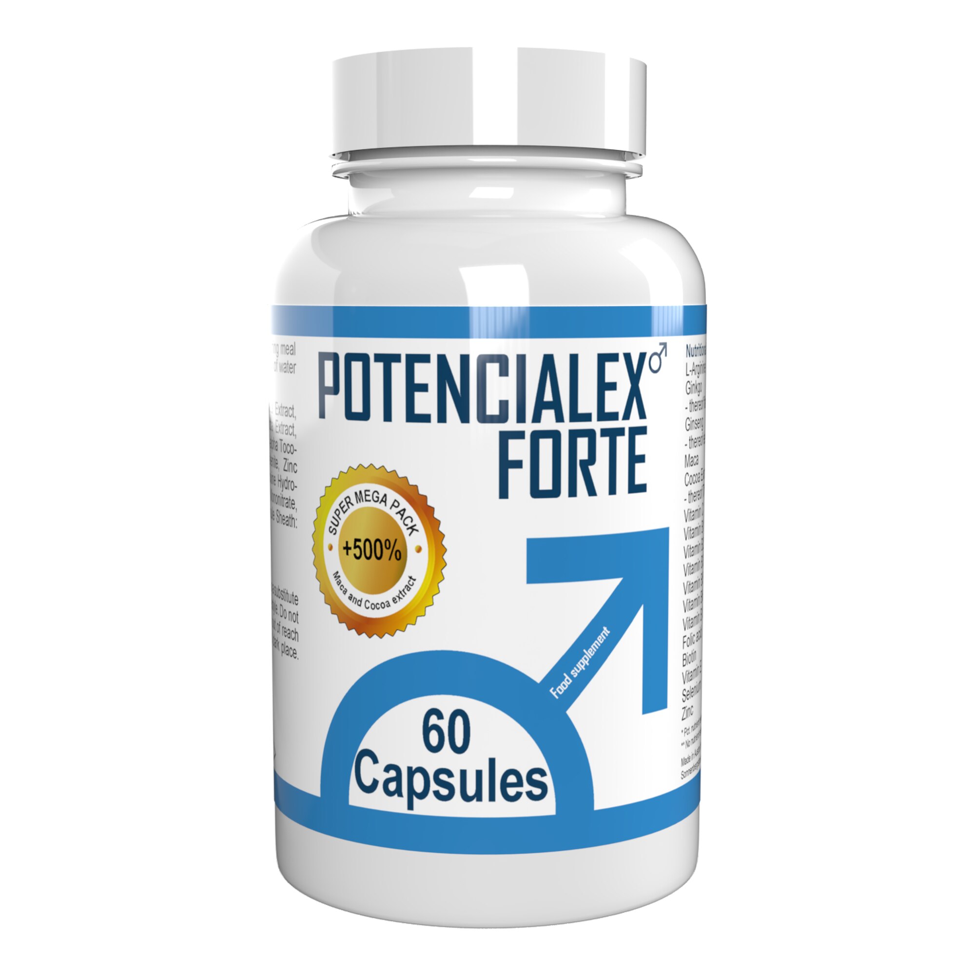 Potencialex Forte, 60 capsule, Multicolor - eMAG.ro