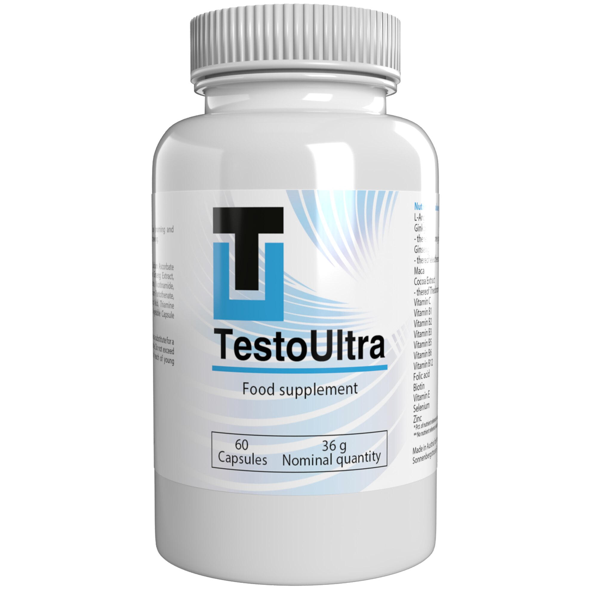 Testo Ultra, 60 капсули, многоцветни - eMAG.bg