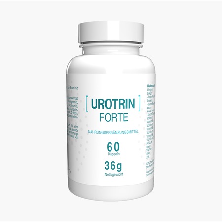 Хранителна добавка Urotrin Forte, 60 капсули, Бяло/Синьо - eMAG.bg