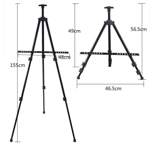 Sevalet, OH ART!, Aluminiu, 170cm, Negru - eMAG.ro