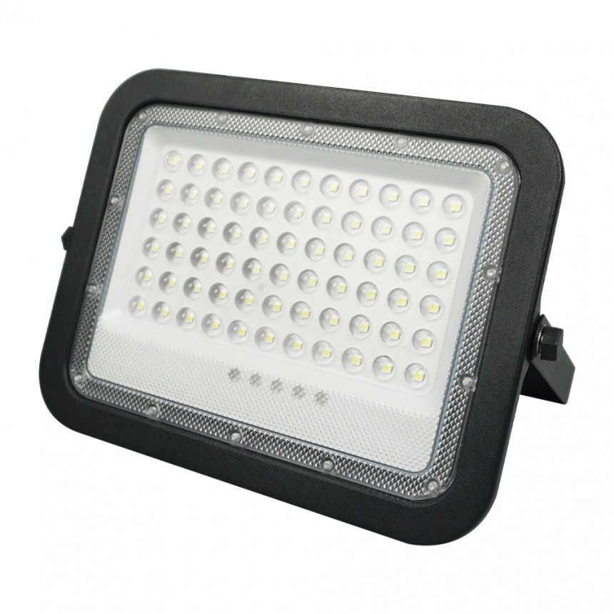 ProIector LED, Lightex, 20W, 6500K, 3000lm, IP66, Cu baterie panou ...