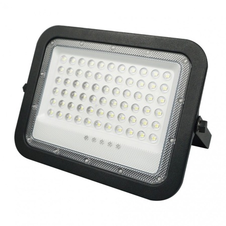ProIector LED, Lightex, 20W, 6500K, 3000lm, IP66, Cu baterie panou ...