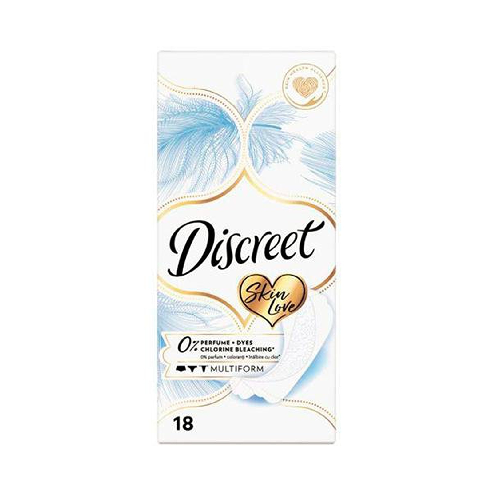 Ежедневни превръзки Discreet Deo Skin Love, 18 броя - eMAG.bg