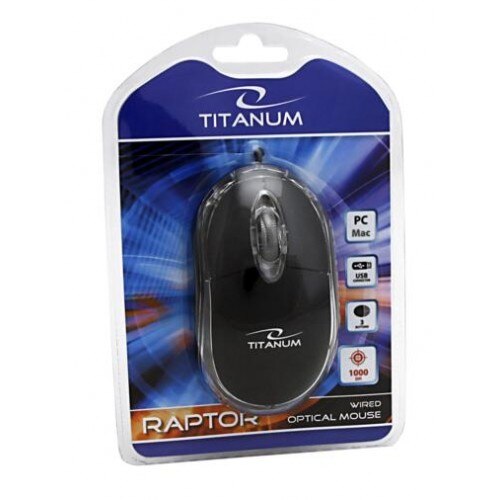 Mouse RAPTOR 3D TM102K, USB, 1000 dpi, Negru - eMAG.ro