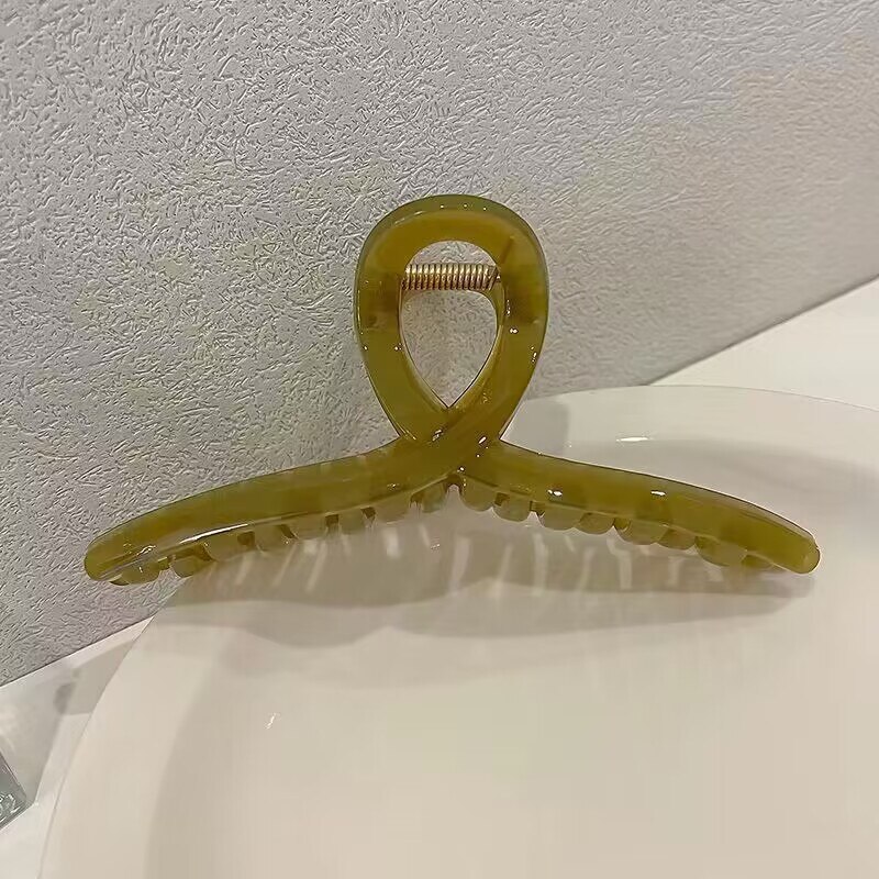 Clama de par, Individualist, Plastic, Verde - eMAG.ro