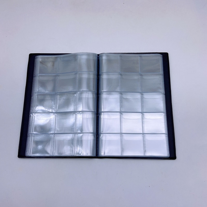Album monede cu 150 buzunare, JENUOS®, dimensiunea buzunarului 45x45mm ...