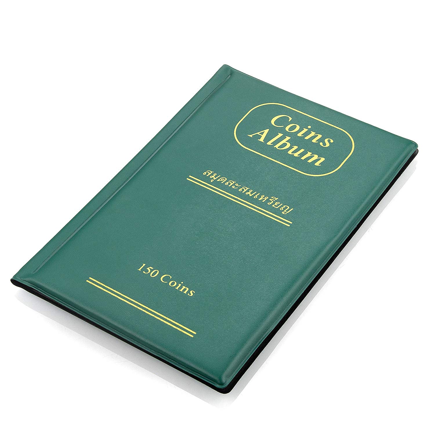 Album monede cu 150 buzunare, JENUOS®, dimensiunea buzunarului 45x45mm ...