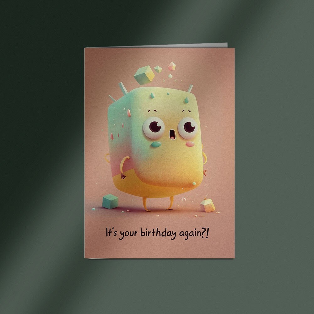 Felicitare La Multi Ani Birthday Shock, Zizula Cards, 105 X 150 mm ...