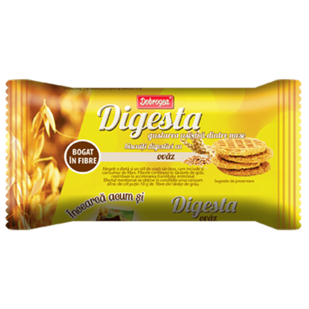 Biscuiti digestivi cu ovaz, display Digesta 10 buc x 82g - eMAG.ro