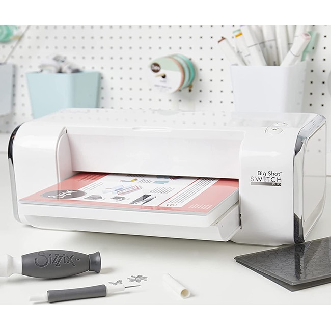 Cutter Plotter Ellison cu matrita Sizzix Big Shot Switch Plus, A4, kit ...