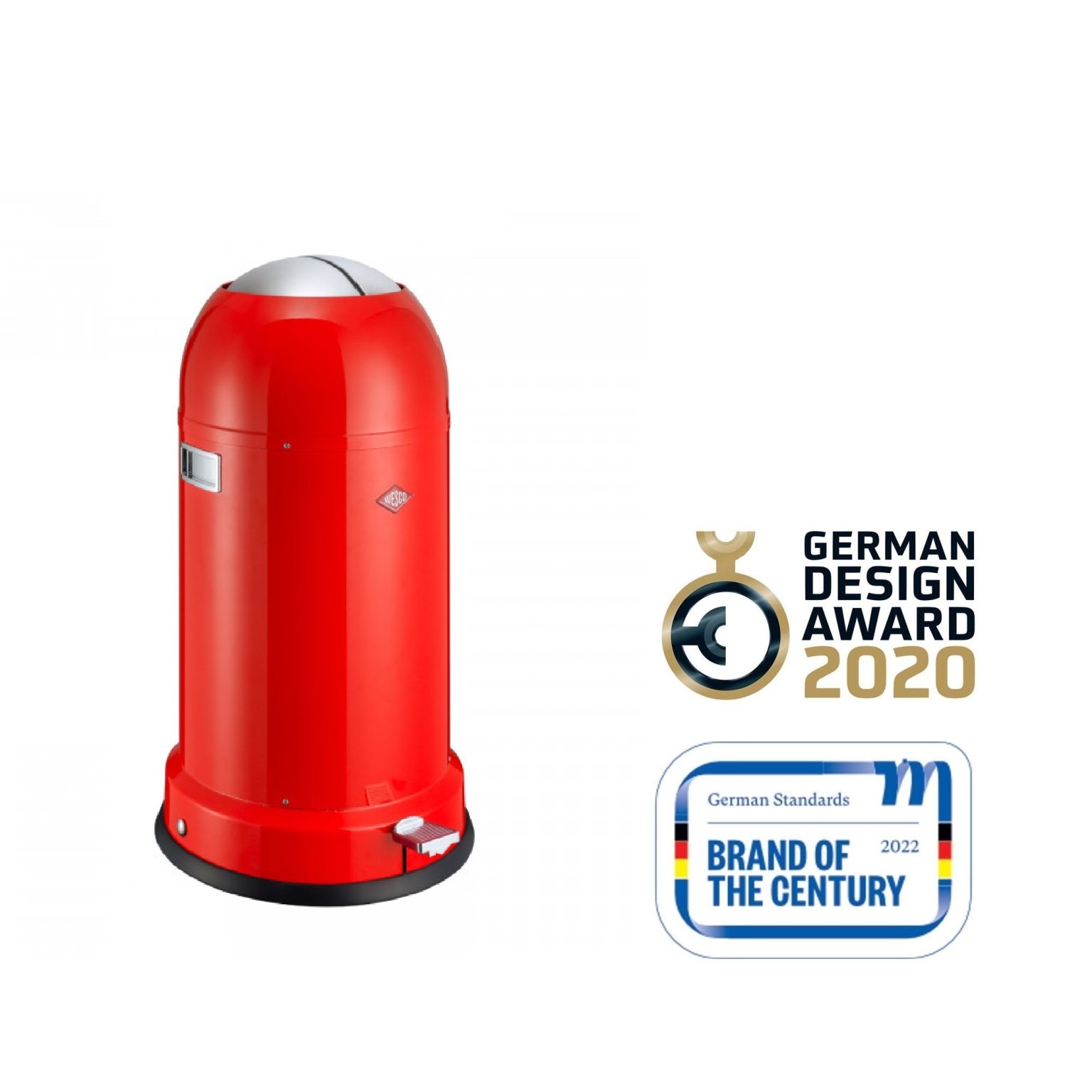 Кош с педали WESCO Германия, Kickmaster CL Soft, капацитет 33 литра, 1 ...