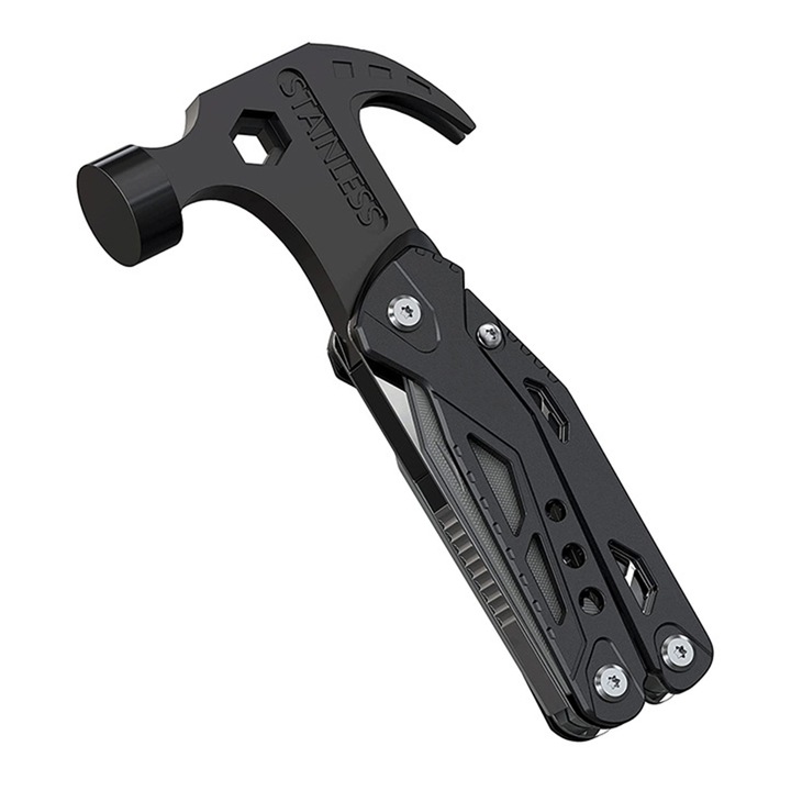 Cleste multifunctional 14 in 1, FMK, Otel Inoxidabil, Negru - eMAG.ro