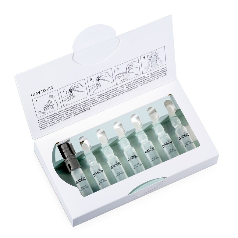 Set Fiole Babor Algae Vitalizer cu efect regenerant, 7 x 2 ml - eMAG.ro