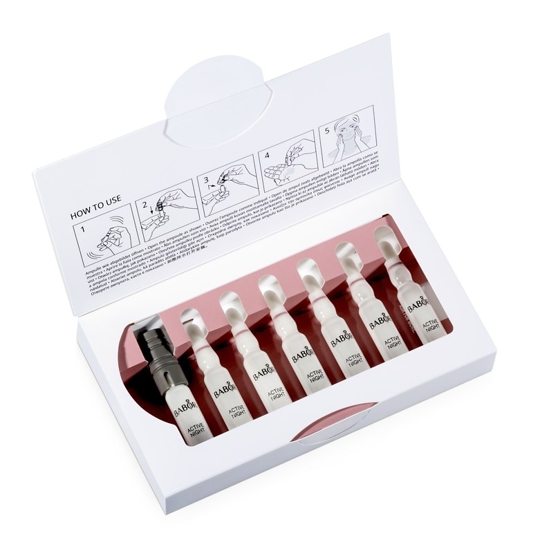 Set Fiole Babor Active Night cu efect de intinerire, 7 x 2 ml - eMAG.ro