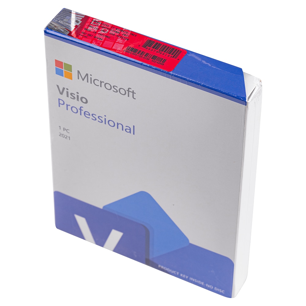 Microsoft Visio Professional 2021, Retail FPP, Windows 64 bit ...