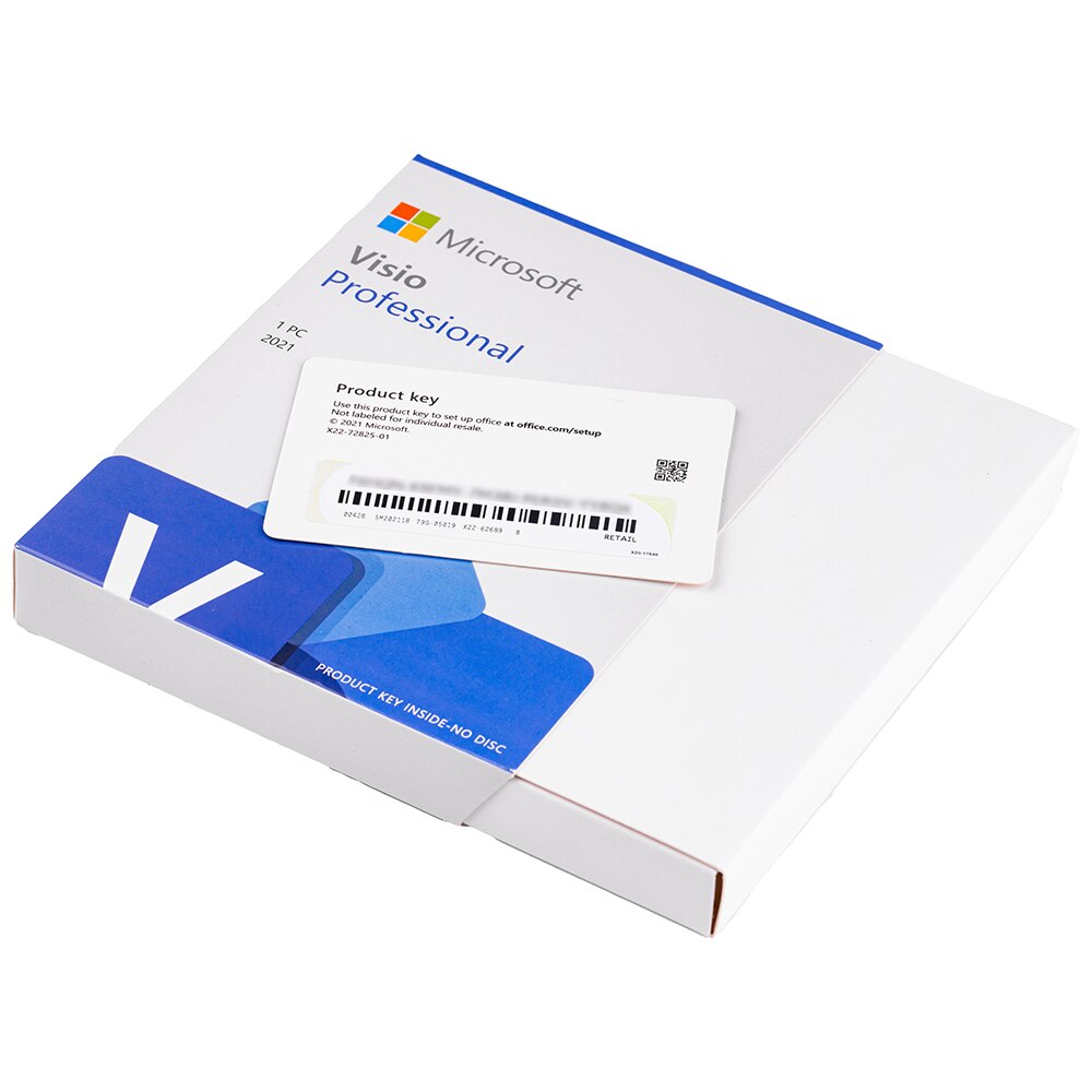 Microsoft Visio Professional 2021, Retail FPP, Windows 64 bit ...