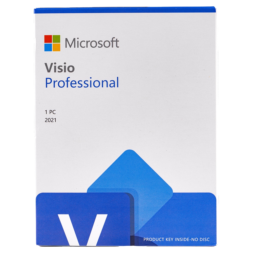 Microsoft Visio Professional 2021, Retail FPP, Windows 64 bit ...