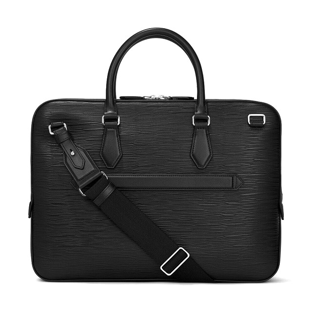 Geanta documente unisex Montblanc 130912 negru - eMAG.ro