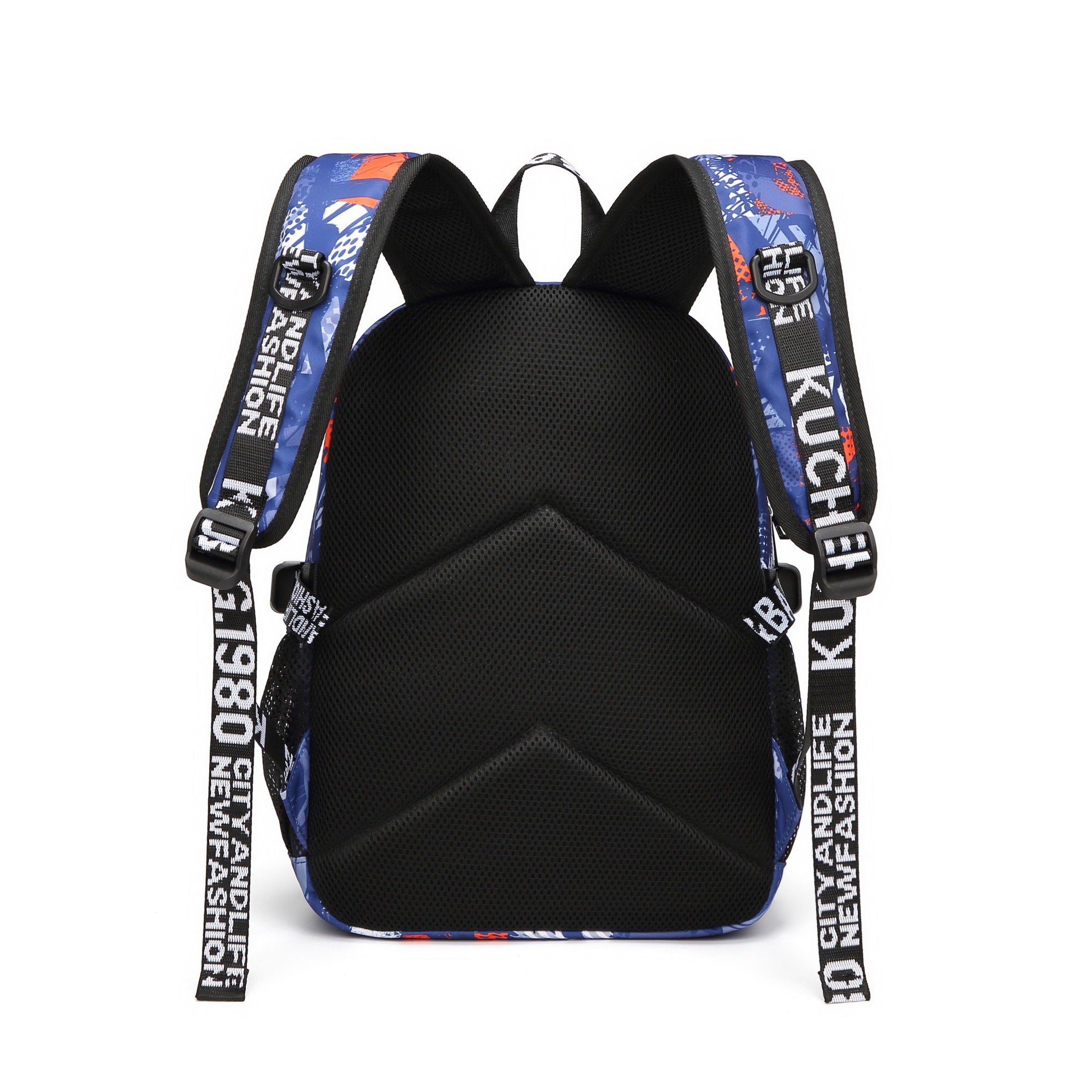 Ghiozdan clasele I-IV, imprimeu fosforescent, 38x27x13 cm, Albastru ...