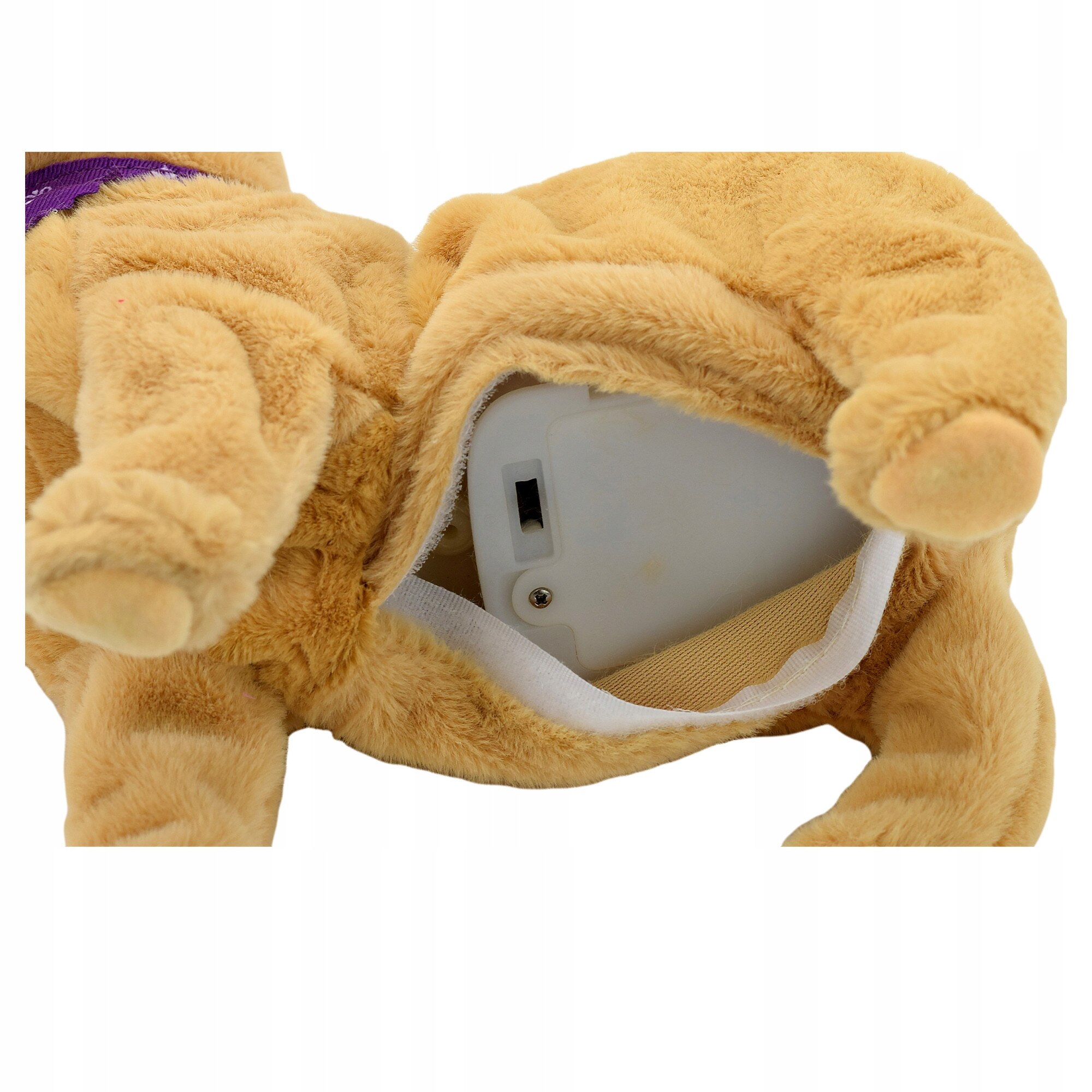 Caine interactiv in lesa, plimbari, latrat, plastic/plus, Bej - eMAG.ro