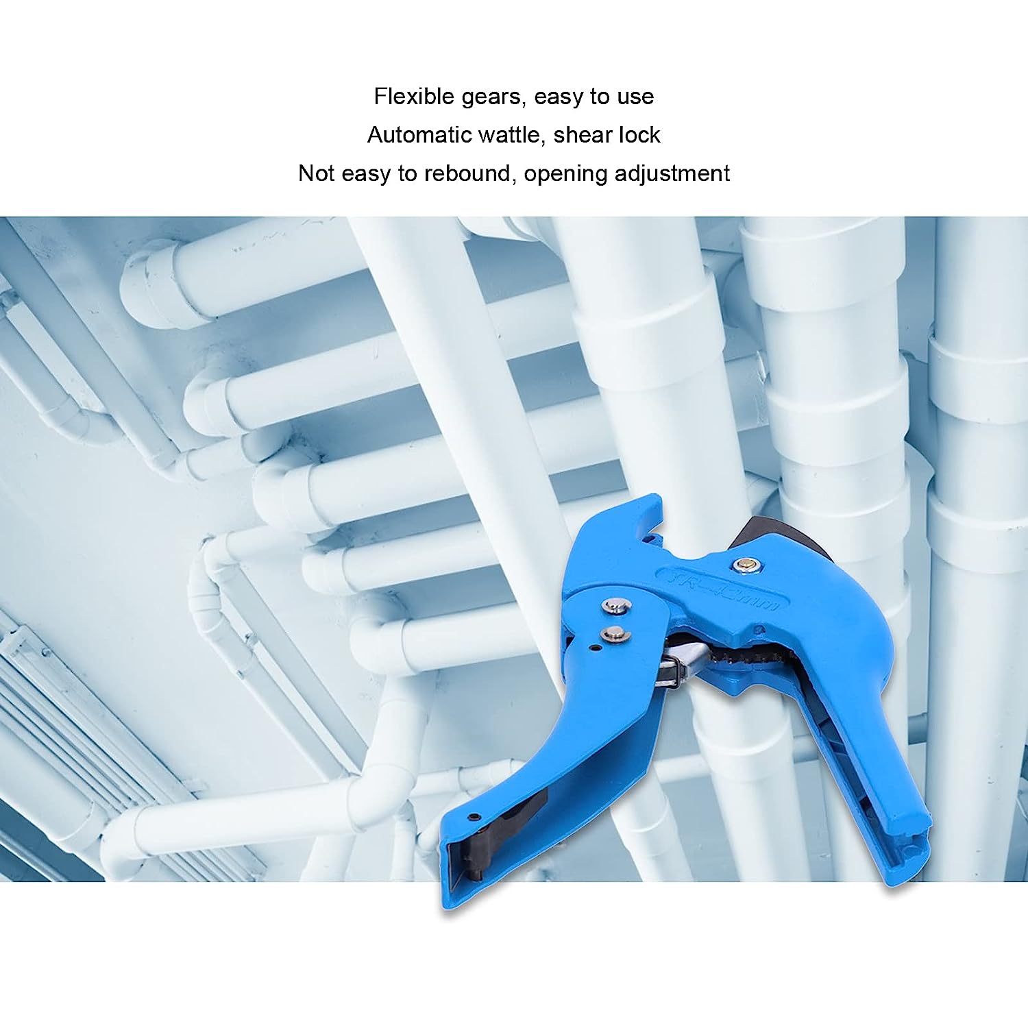 Cleste pentru taiat tevi plastic Ppr 42mm Albastru - eMAG.ro