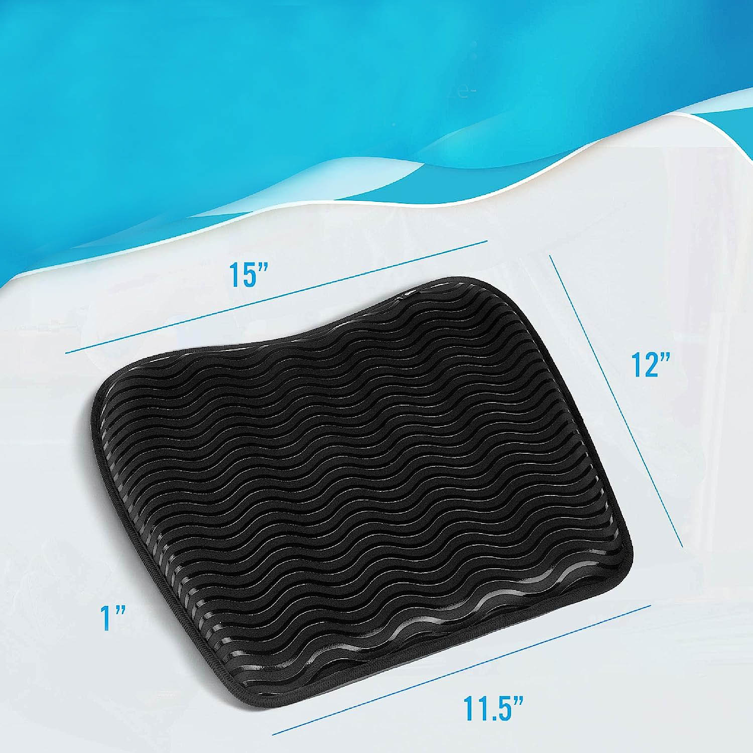 Scaun pentru caiac, Sundiguer, Gel de silice, Negru - eMAG.ro