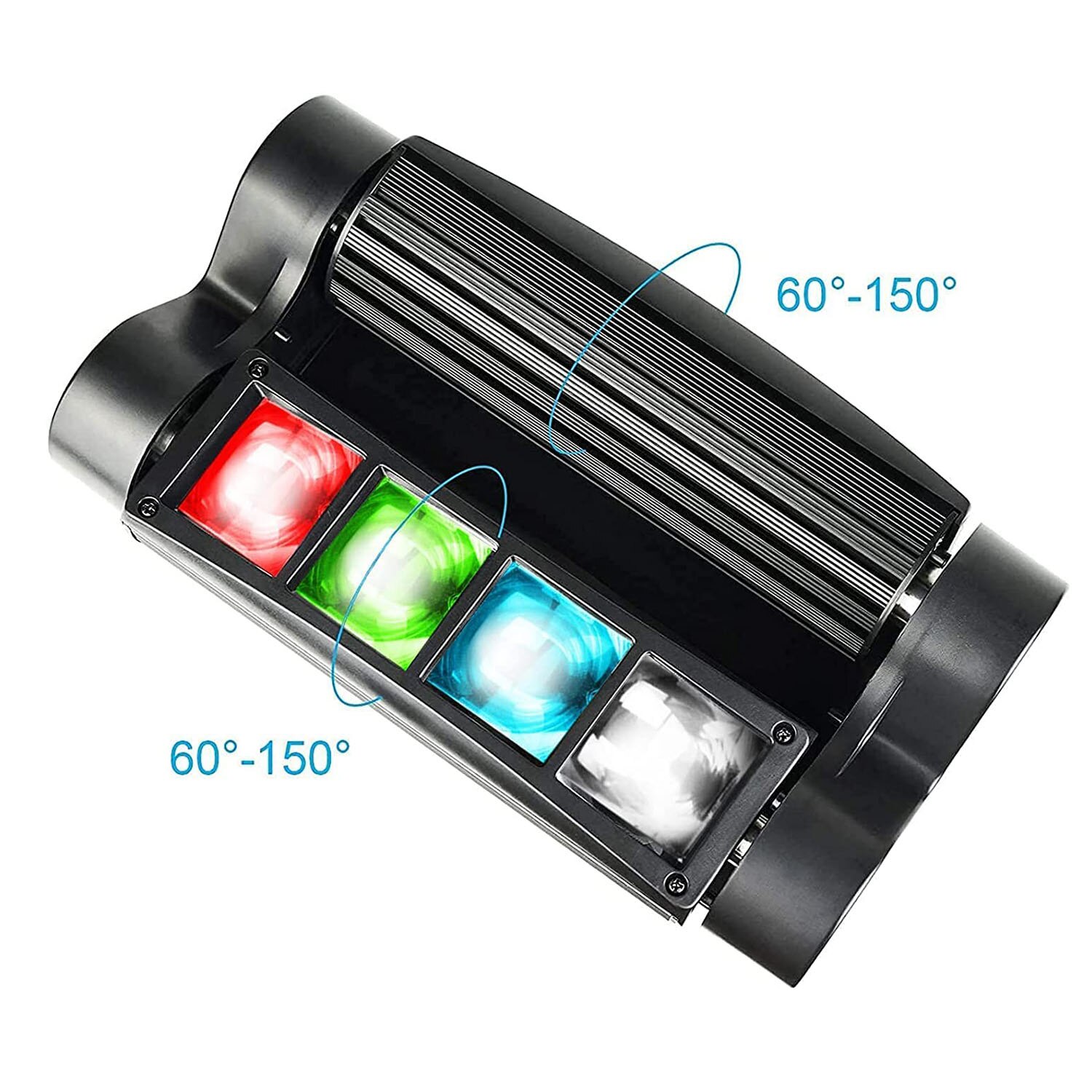 Proiector lumini Led DJ, YWX, 8x3W LED RGB, 4 Mod Usor, Usor de ...