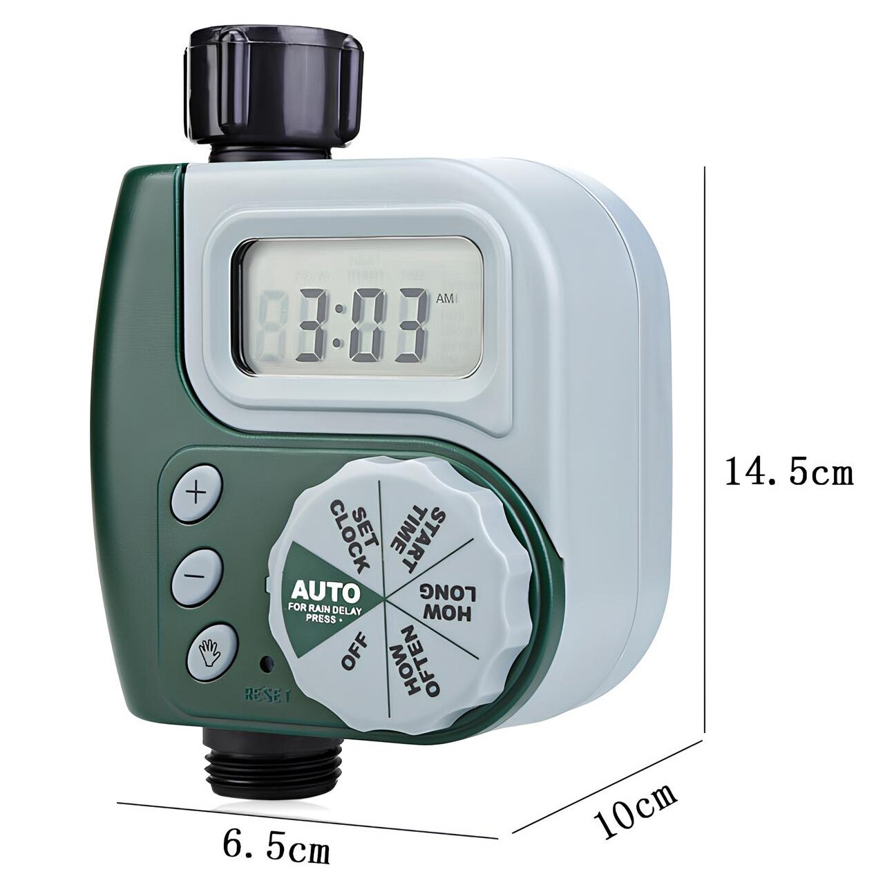 Програматор за напояване, YWX, Пластмасов, LCD, Зелен - eMAG.bg