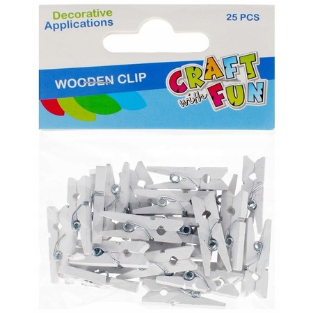 Agrafe decorative din lemn, 2.5 cm, 25 buc - eMAG.ro